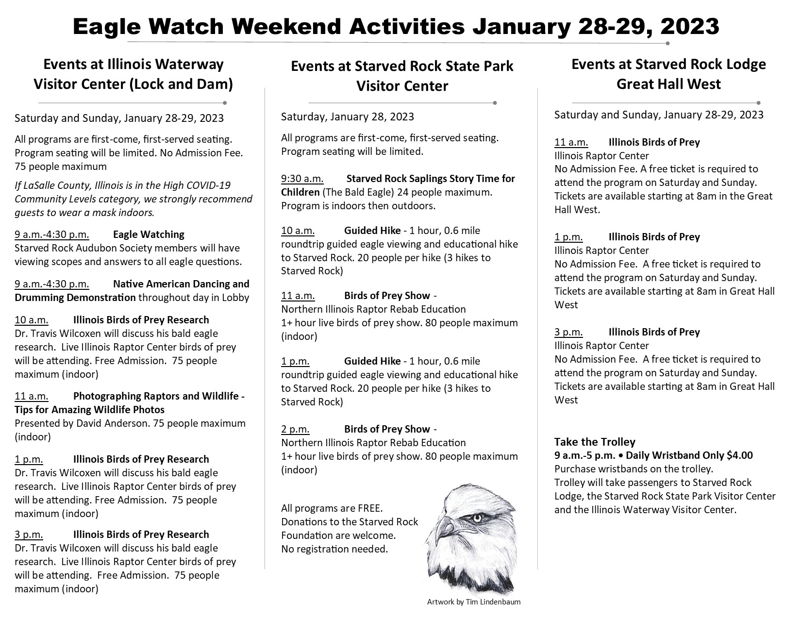 Eagle Watch Weekend - January 28 & 29, 2023
