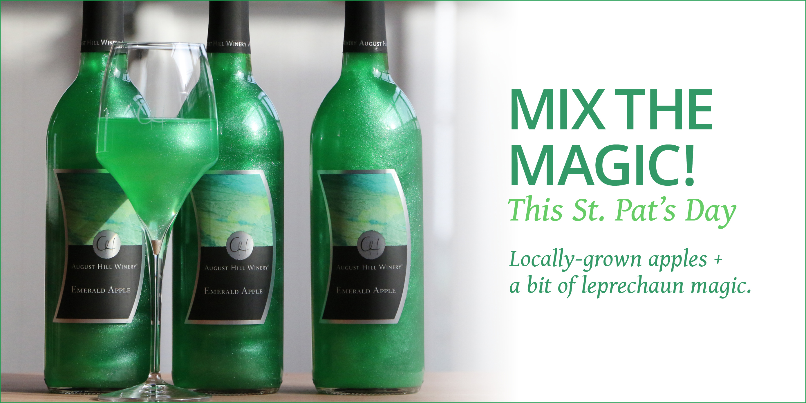The Emerald Apple is at August Hill Winery! | Heritage Corridor
